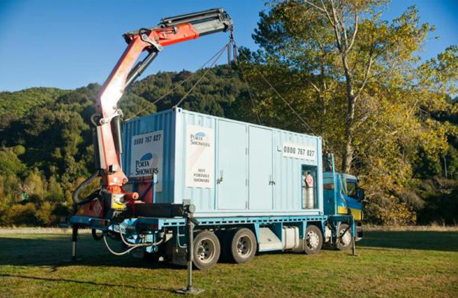 Container Shower Unit NZ, Temporary Shower Blocks Hire, NZ