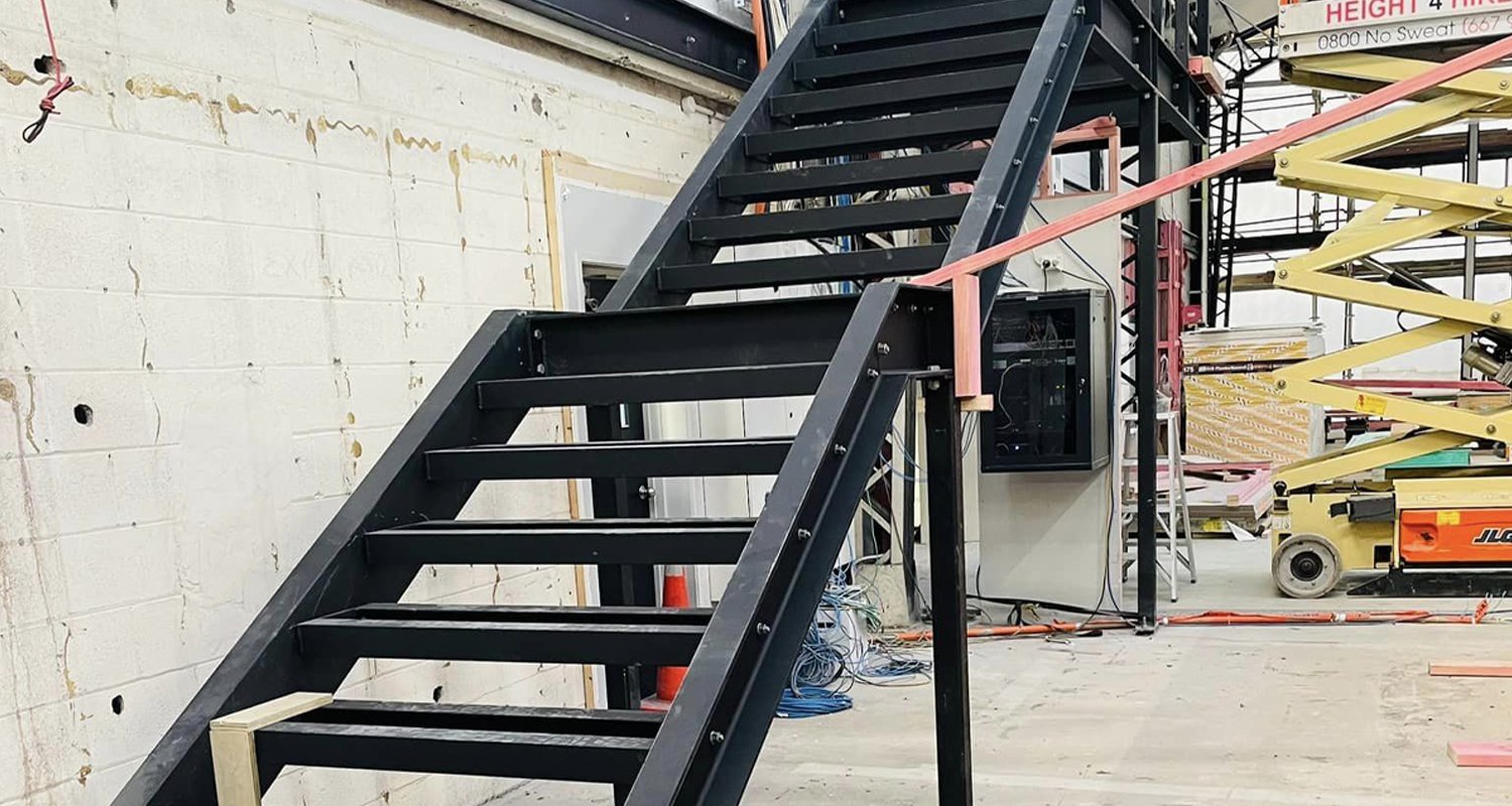 Custom Built Steel Staircase North Shore - Steel Balustrades