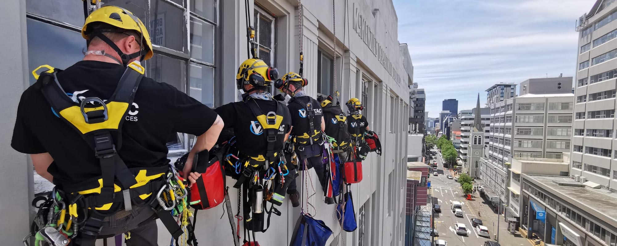 Working at Height Wellington | Abseil Building Maintenance NZ