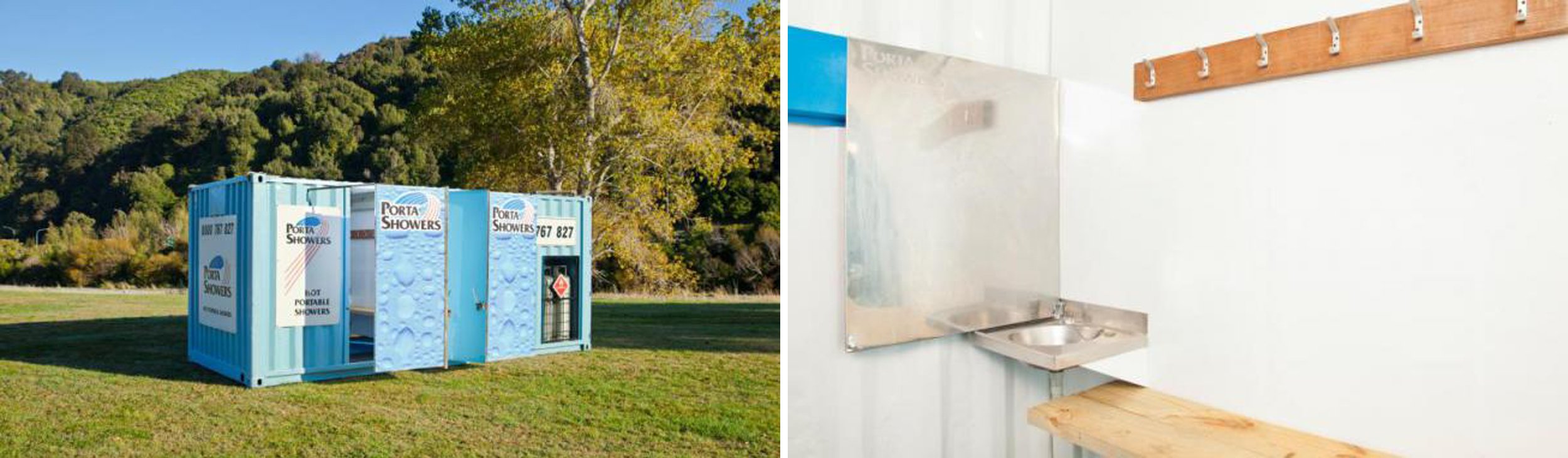 Container Shower Unit NZ, Temporary Shower Blocks Hire, NZ